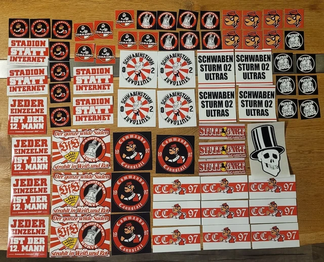 VFB STUTTGART ULTRAS CC97 Aufkleber SS02 Commando Cannstatt Kleber ...