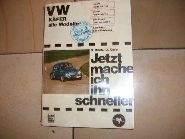 VW KÄFER OVALI Dickholmer old school tuning Buch Jetzt mache ich ihn ...