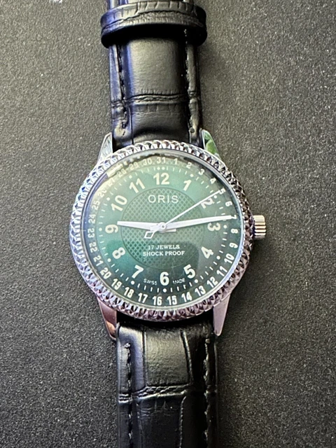 MONTRE LUXE HOMME swiss made ORIS mécanique 17 Jewels en très bon état ...