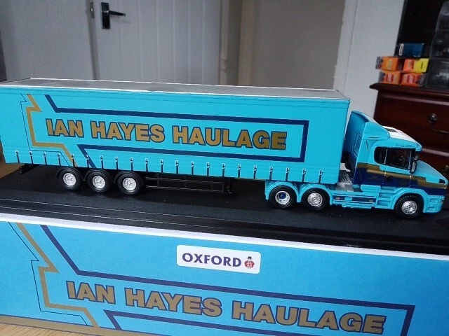 OXFORD DIECAST SCANIA TCAB Ian Hayes Haulage Scale 1:76. Code 76TCAB009 ...