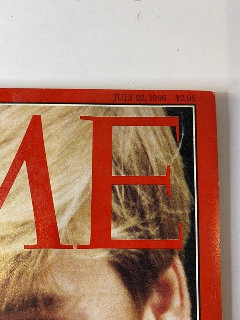 TIME MAGAZINE JULY 22 1996 PRINCE WILLIAM,Ross Perot's Reform Party,Bob ...