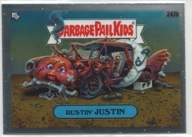 GARBAGE PAIL KIDS Rustin' Justin 247b 2023 Topps Chrome Series 6 GPK ...