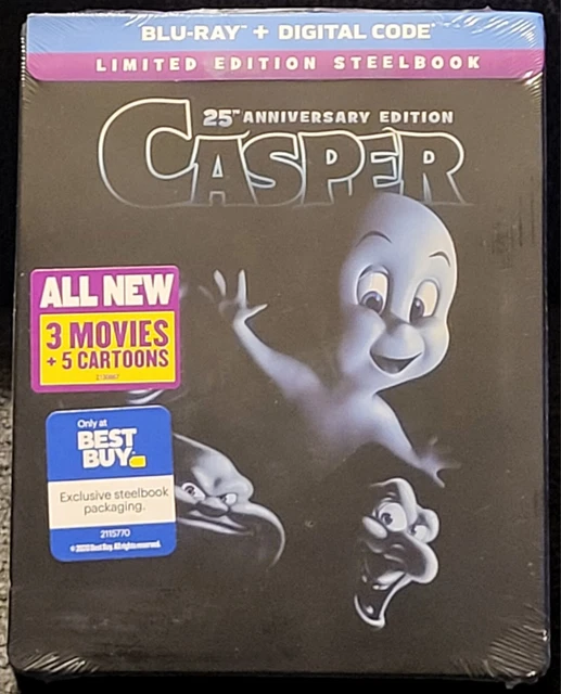 CASPER EDICIÓN 25 ANIVERSARIO BLU-RAY BEST BUY EXCLUSIVO STEELBOOK ...