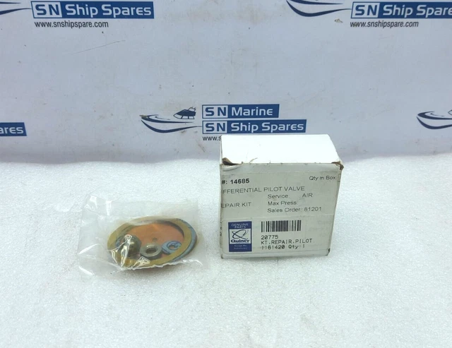 QUINCY COMPRESSOR 20775 Pilot Valve Repair Kit For quincy Model QSL EUR ...
