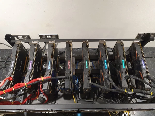 CRYPTO MINING RIG - 8x Nvidia GTX1070 Hive OS installed. Great time to ...