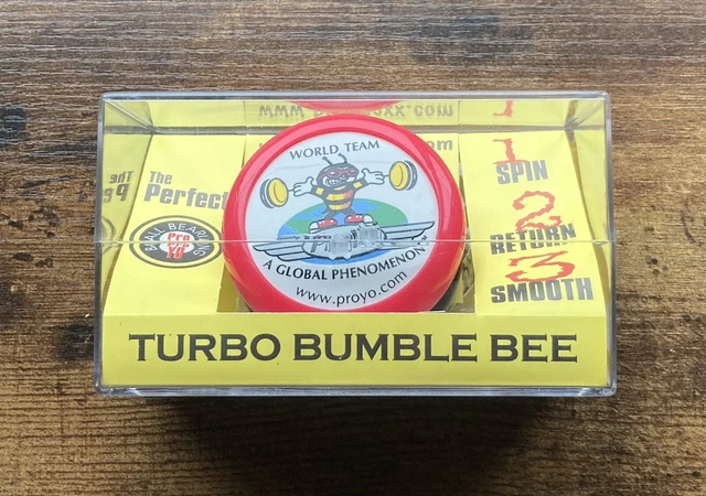 VINTAGE PLAYMAXX TURBO Bumble Bee X Ray Ball Bearing Proyo Unused In ...