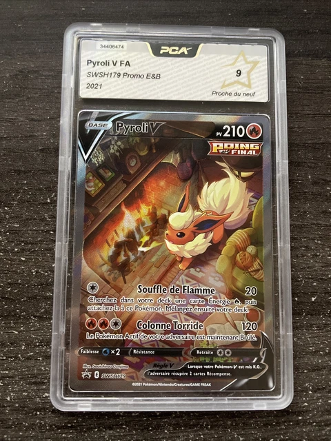 PYROLI V FULL Art - Pokémon Swsh179 Promo Epee & Shield Pca 9 New Fr £ ...