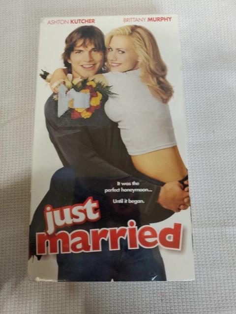 JUST MARRIED VHS Ashton Kutcher Brittany Murphy 2003 New Sealed White ...