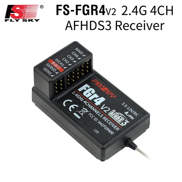 RECEPTOR FLYSKY FGR4 2.4G puede ser salida PPM/IBUS para transmisor Flysky FS-FG4 EUR 35,55 ...