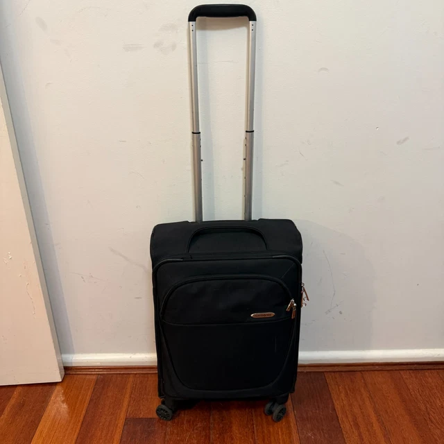 SAMSONITE 54CM LUGGAGE Bag Suitcase Cabin Carry On 4 Wheel Spinner ...