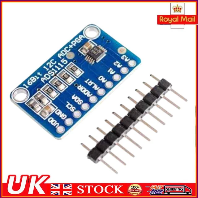 ADS1115 ADC MODULE Amplifier Development Board I2C 2.0V To 5.5V for ...