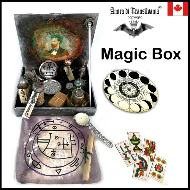 BOX WITCHCRAFT KIT starter ritual magic wicca pagan altar witch spell ...