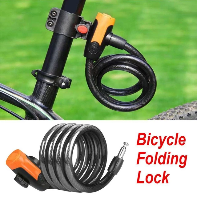 ANTI-THEFT ELECTRIC VEHICLE Lock Road Bike Lock Steel Wire Mountain ...