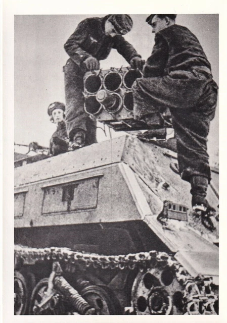 RARE HEINZ NOWARRA Photo WWII GERMAN SDKFZ 4/1 PANZERWERFER ROCKET ...