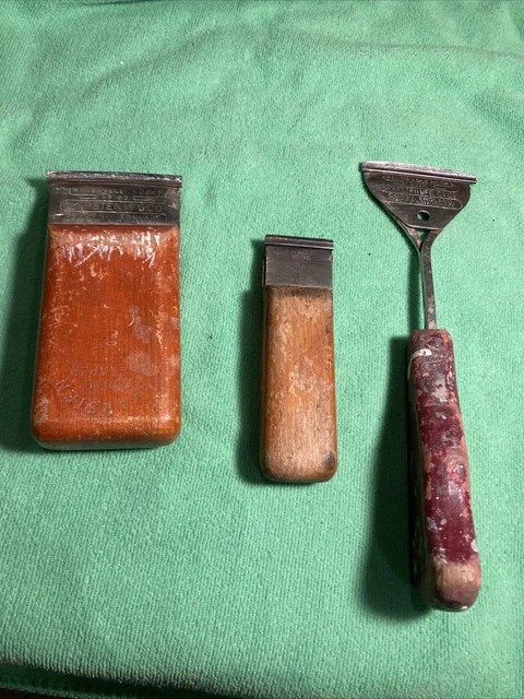 VINTAGE SKARSTEN PAINT scrapers small no 35, Double edge no 63,+ no302p ...