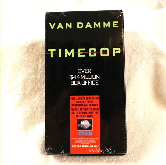 TIMECOP VHS PROMO Screener 1994 Advanced Demo Jean-Claude Van Damme ...