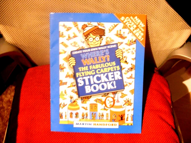 WALKER BOOK. WHERE`S wally? martin handford ( 25 sticker activity book ...