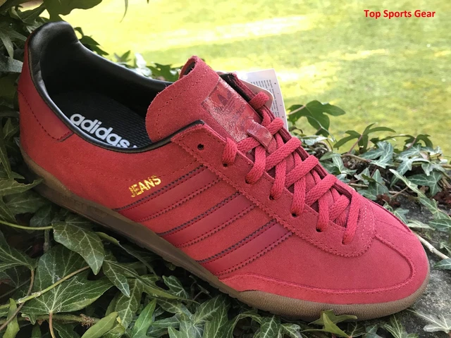 BASKETS À LA mode en jeans Adidas Originals pour hommes rouges taille ...