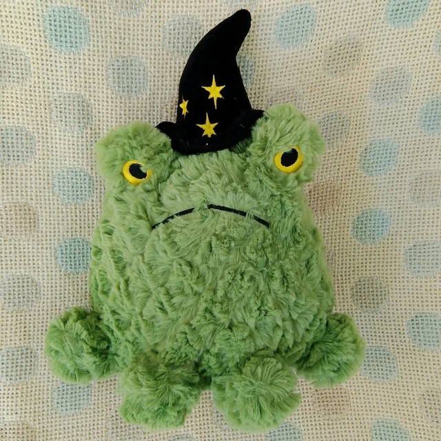JOHN LEWIS GREEN Halloween Frog With Witches Hat Soft toy plush. £15.00 ...
