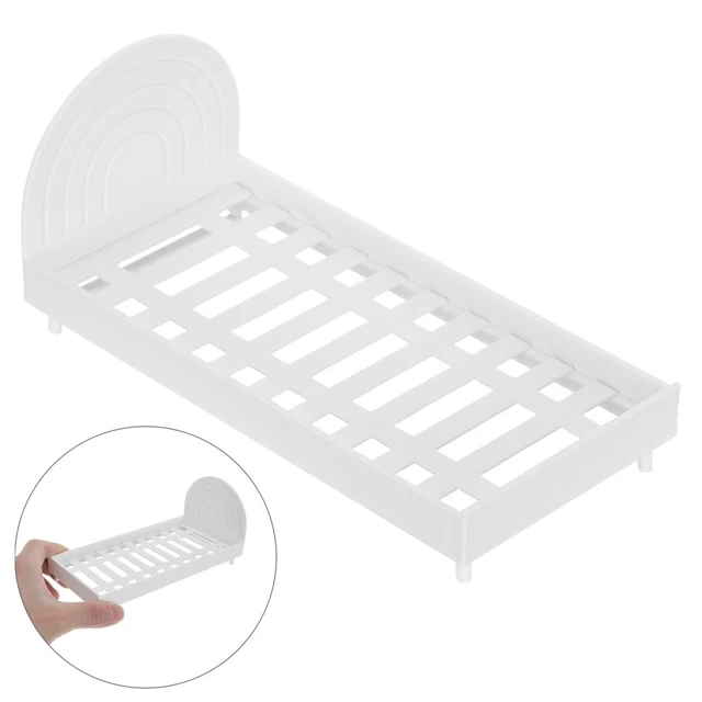 BED FRAME MODEL Tiny for Dollhouse Mini Toy Decor Minature Miniature ...