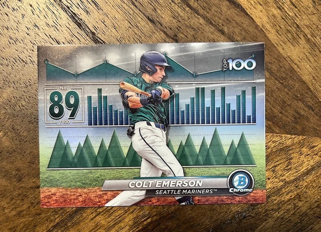 COLT EMERSON 2024 Bowman Chrome Top 100 Prospects M17 #BTP-89 Seattle ...