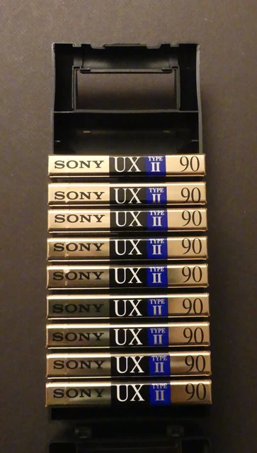 SONY UX 90 Type II High Bias new Audio Cassette Tapes (9) in Vintage ...