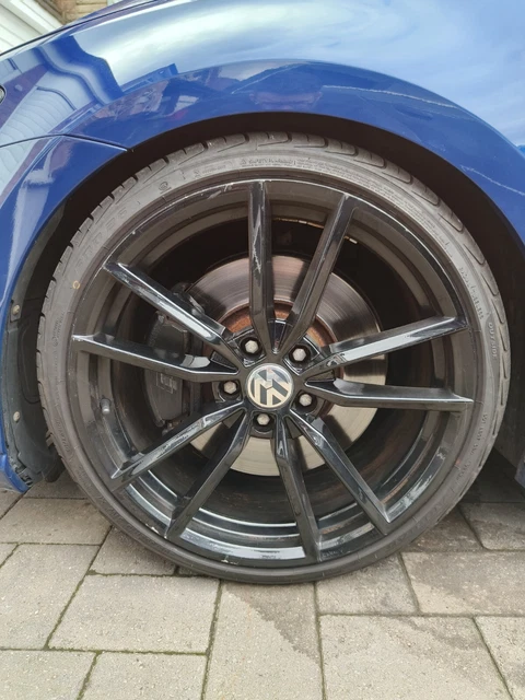 VOLKSWAGEN GOLF R Mk7 Pretoria Rep Alloy Wheels + Tyres Gti Tcr Gtd Gte ...
