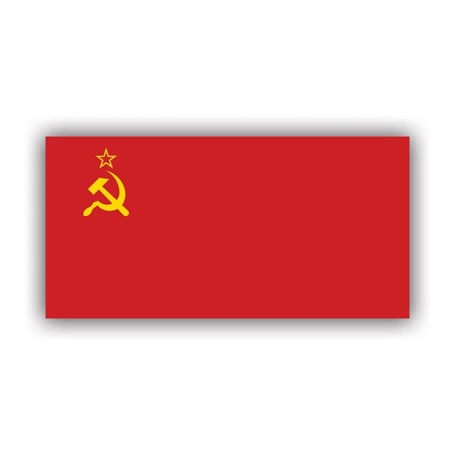 USSR FLAG SOVIET Union Flag Sticker Decal - Weatherproof - cccp ...