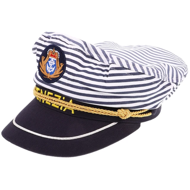 YACHT BOAT SHIP Hat Boat Captains Hat Kids Sailors Hat Ship Cap Navy ...