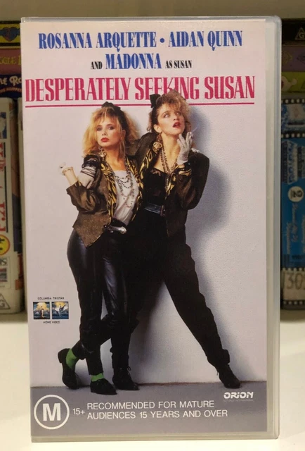 DESPERATELY SEEKING SUSAN - Madonna & Rosanna Arquette - Vhs $24.95 ...