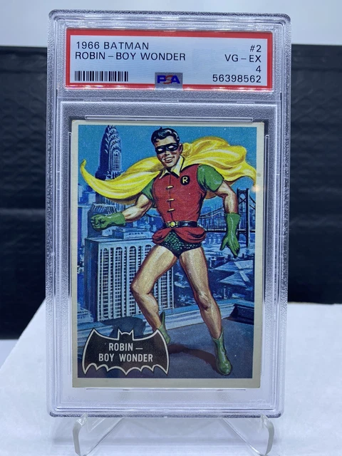 PSA 4 1966 Batman Robin Boy Wonder Bat Symbol Series #2 VG-EX EUR 24,23 ...
