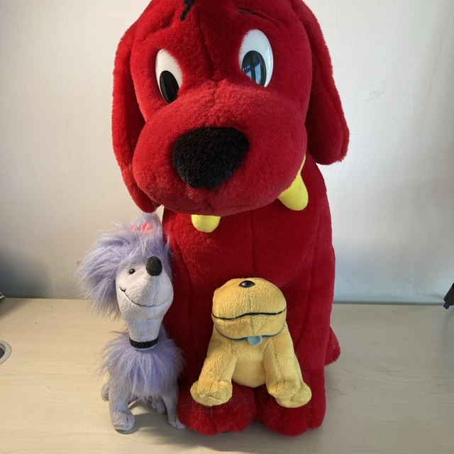 CLIFFORD THE BIG Red Dog & Friends T-Bone/Cleo Vintage 2002 £19.99 ...
