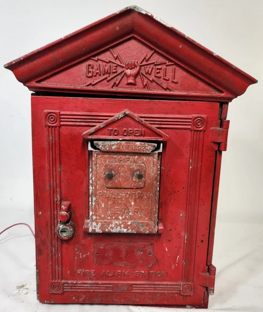 Antique Gamewell Fire Alarm Box FOR SALE! - PicClick UK