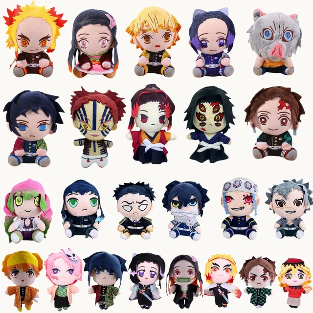 DEMON SLAYER PLUSH 8" Kimetsu no Yaiba Anime Chibi Plushie Stuffed ...
