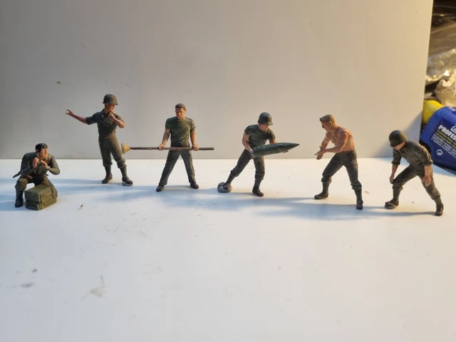 MASTERBOX US ARMY Artillery Crew 1:35th scale built and painted £24.99 ...