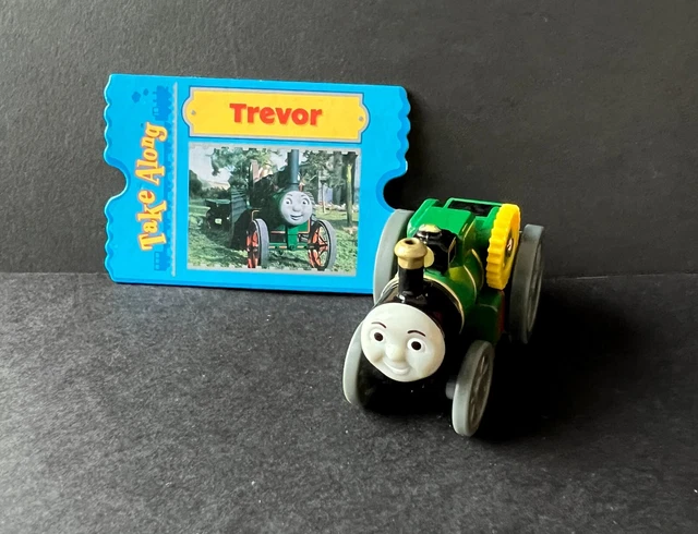 TAKE ALONG TREVOR Thomas & Friends Green Tractor Engine Diecast ...