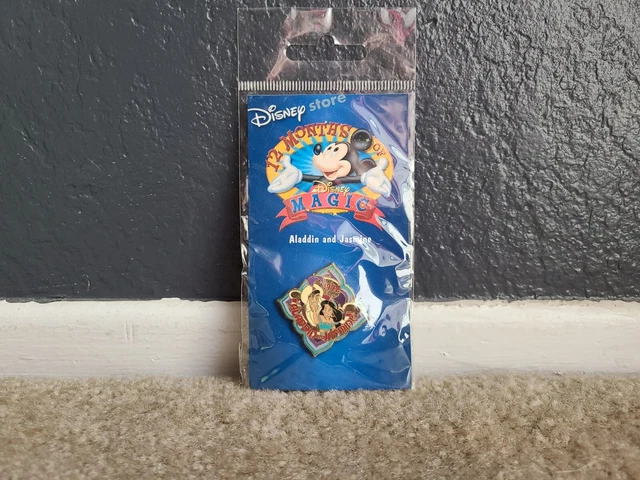 DISNEY RARE MONTHS Of Magic Trading Pin Aladdin Princess Jasmine ...