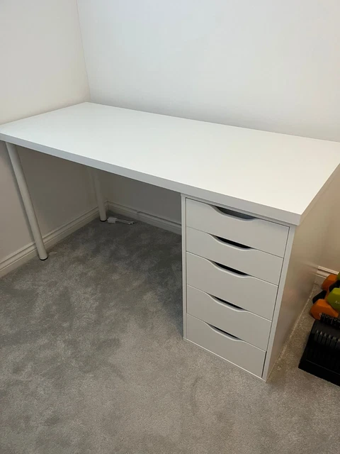 IKEA LAGKAPTEN ALEX desk With Draws £52.68 - PicClick UK