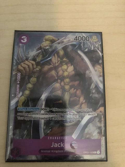 ONE PIECE TCG Romance Dawn Jack OP01-102 Alt Art ENG Booster fresh EUR ...