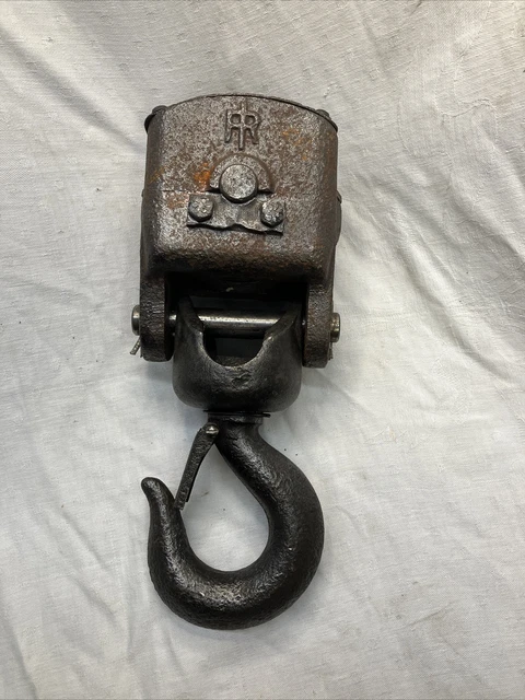 Vintage Ingersoll Rand 1 Ton Hoist Block For Chain Hoist £6292 Picclick Uk