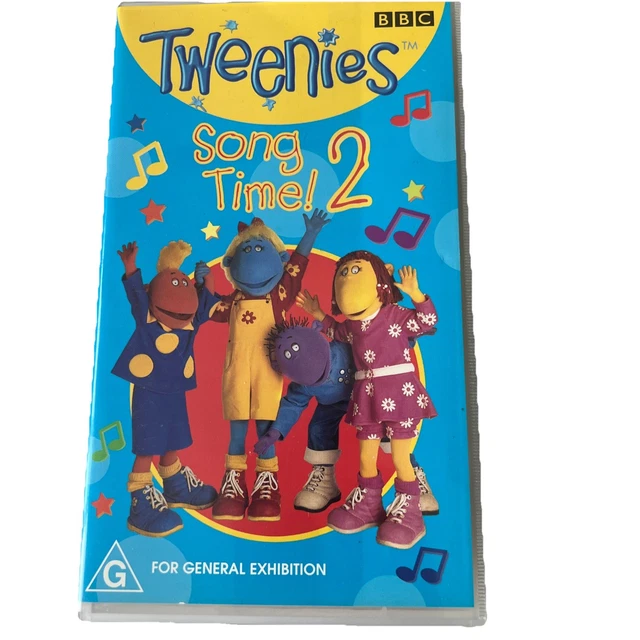TWEENIES VHS RARE Song Time 2 BBC Kids Video Merchandise Vintage 00s ...