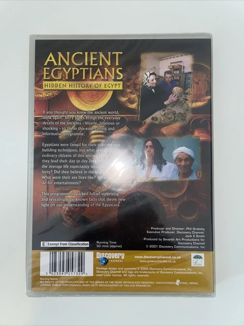 DISCOVERY CHANNEL ANCIENT Egyptians Hidden History Of Egypt DVD 2005 £ ...