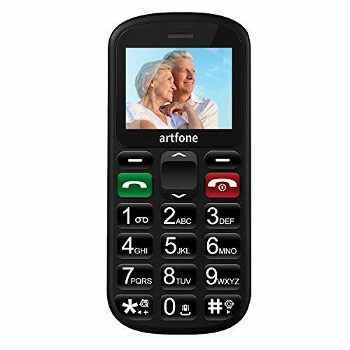 ARTFONE TÉLÉPHONE PORTABLE Senior Débloqué avec Grandes Touches | Bouton SOS | C EUR 44,41 ...