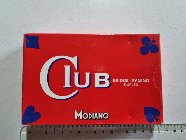 CARDS FOR GAME Club Modiano Sealed Bridge Rummy Cbm Original Playing ...