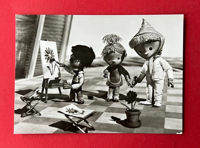 DDR FOTO AK Unser SANDMÄNNCHEN 1982 Sandmann mit Kindern ( 139322 EUR 7 ...