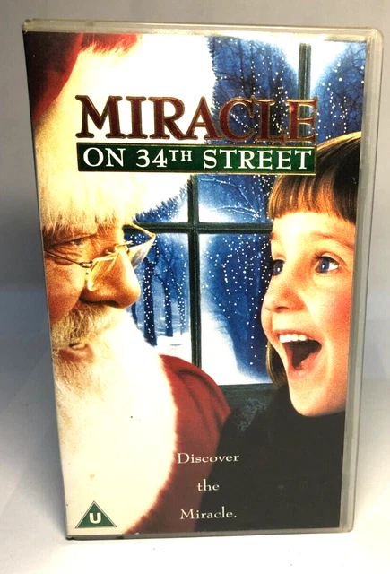 MIRACLE ON 34TH Street PAL VHS Richard Attenborough £1.76 - PicClick UK