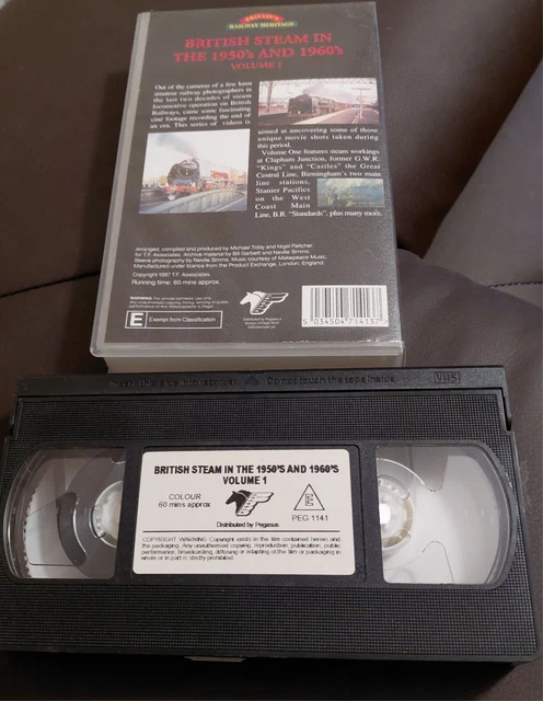 VHS BRITISH STEAM in the 1950's and 1960's vol 1 E 1997 £6.44 - PicClick UK