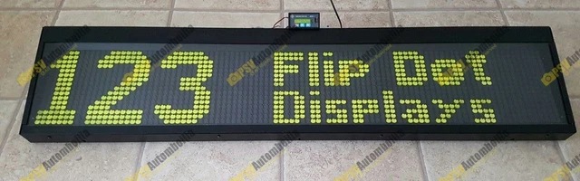 HANOVER M018C 96X16 Flip Dot Bus Coach Destination Sign Display Home ...