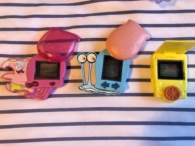 MCDONALDS HAPPY MEAL Toys - Spongebob Squarepants- Handheld Game Bundle ...