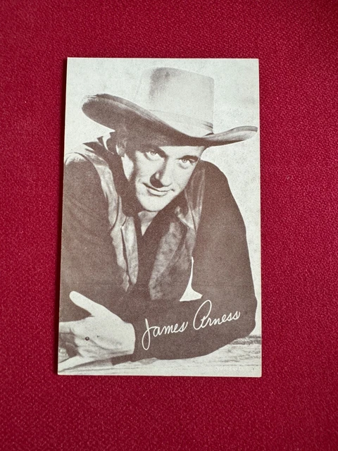 1960'S, GUNSMOKE, JAMES Arness Original Exhibit Card (Scarce / Vintage ...